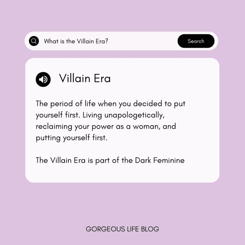 How to enter your Villain Era (and why you should) - The Gorgeous Life